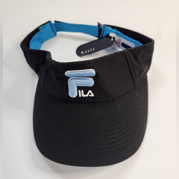Fila | Accessories | Vintage Fila Blue Sun Visor 9s Hip Hop Adjustable ...